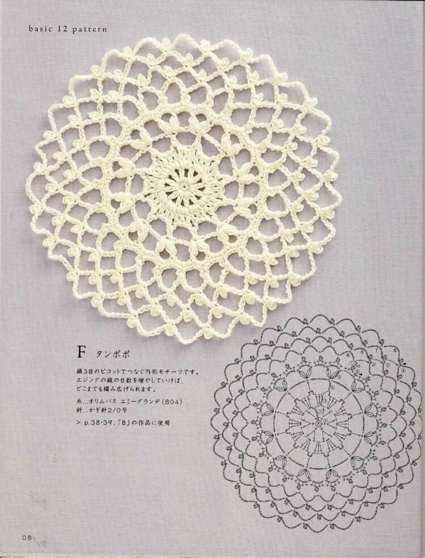 Collection of Crochet Doily Patterns and Charts: Star, Spiral, and ...