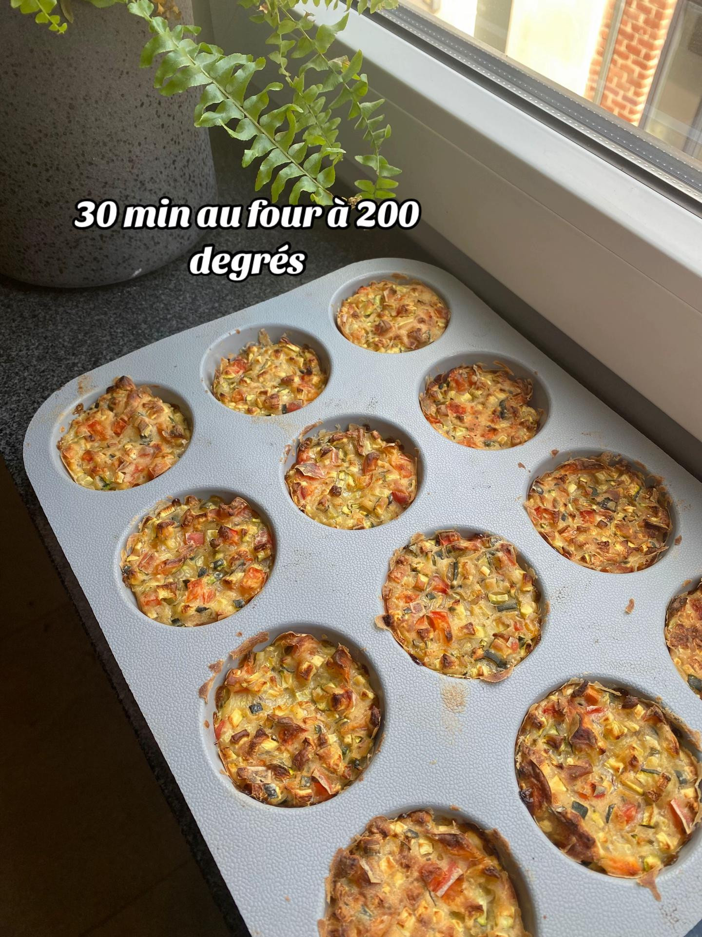 Muffins salés courgettes et poivrons | HandmadeV