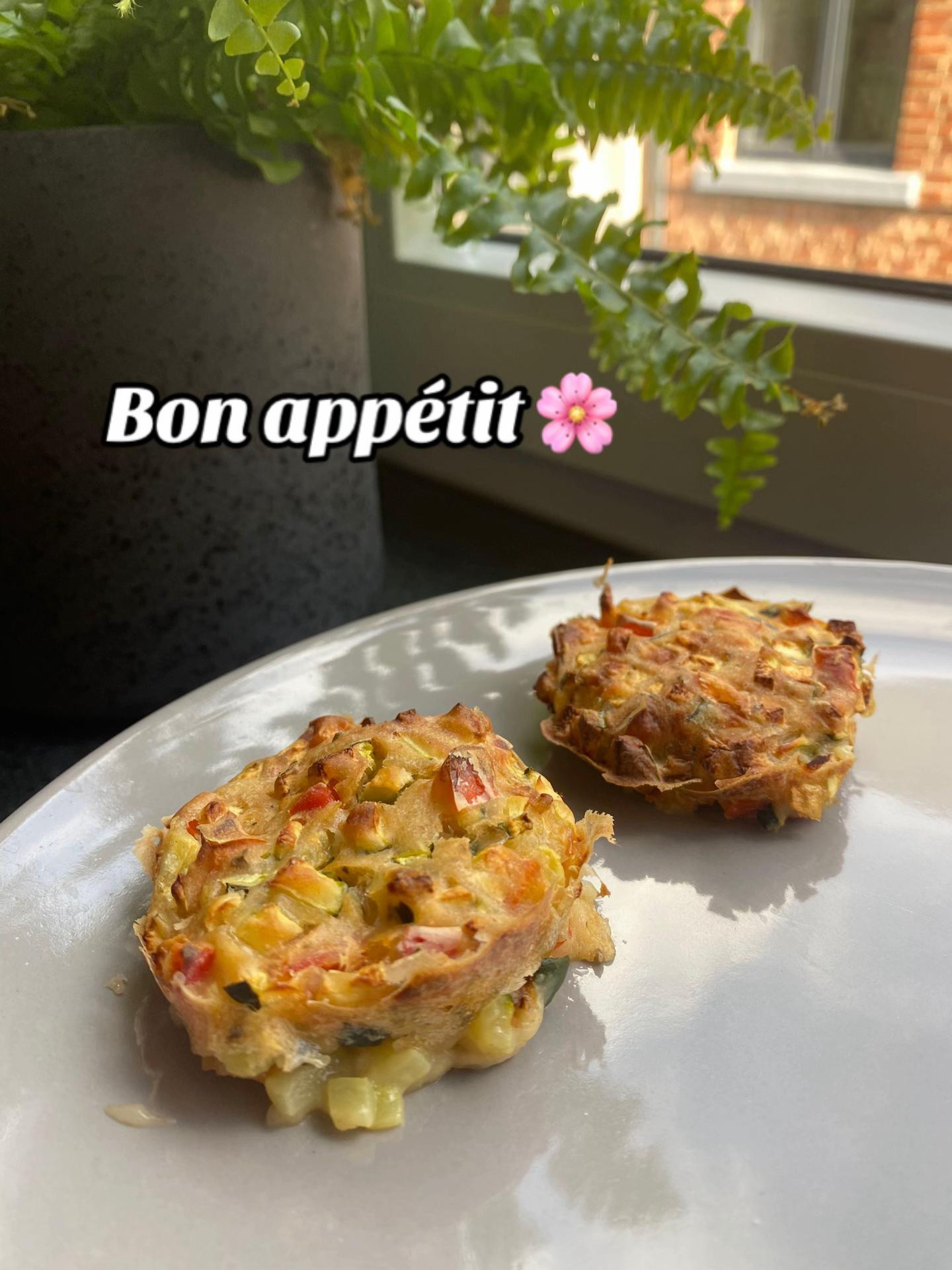 Muffins salés courgettes et poivrons | HandmadeV