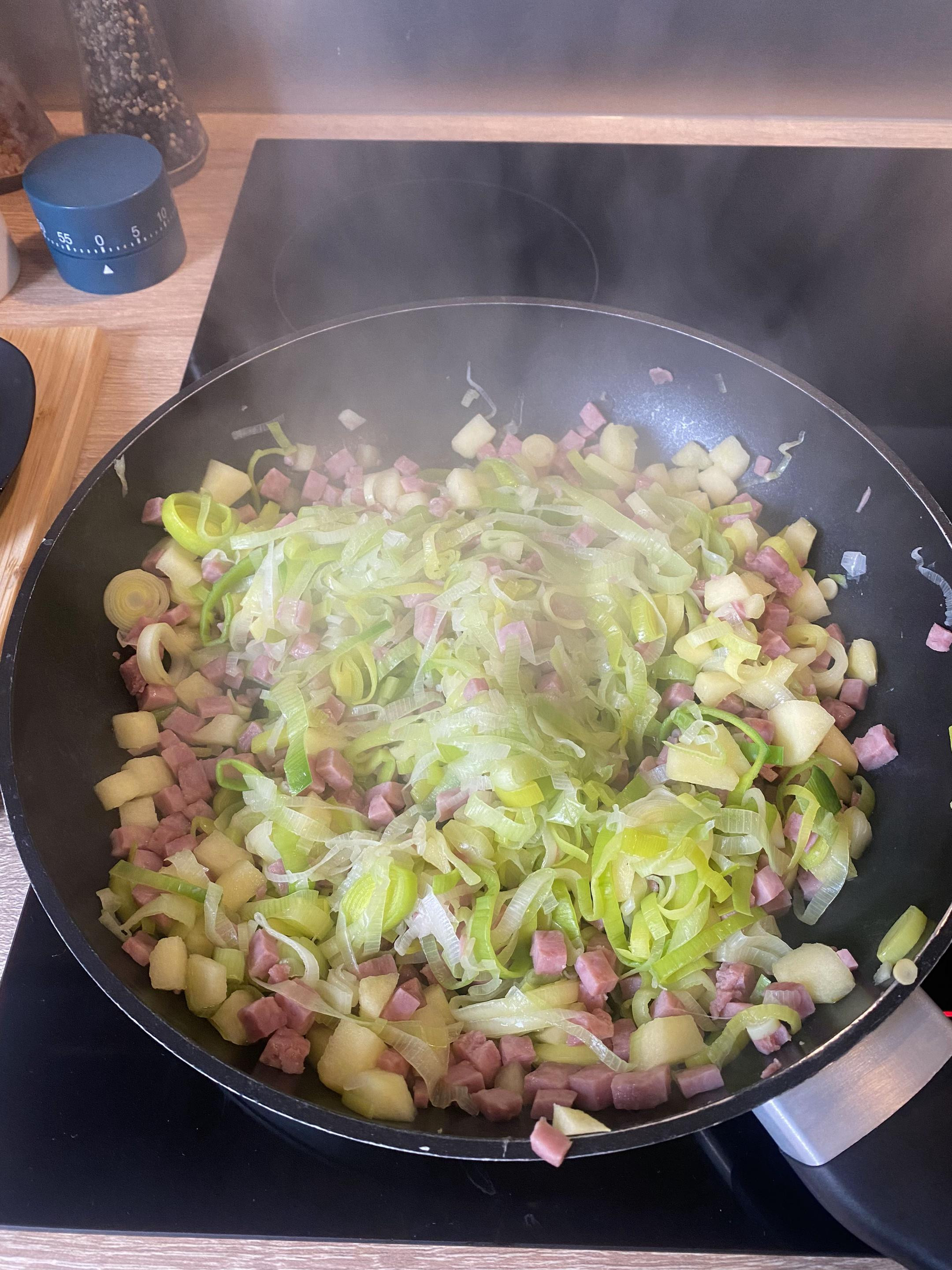 Quiche poireaux / jambon / pomme | HandmadeV