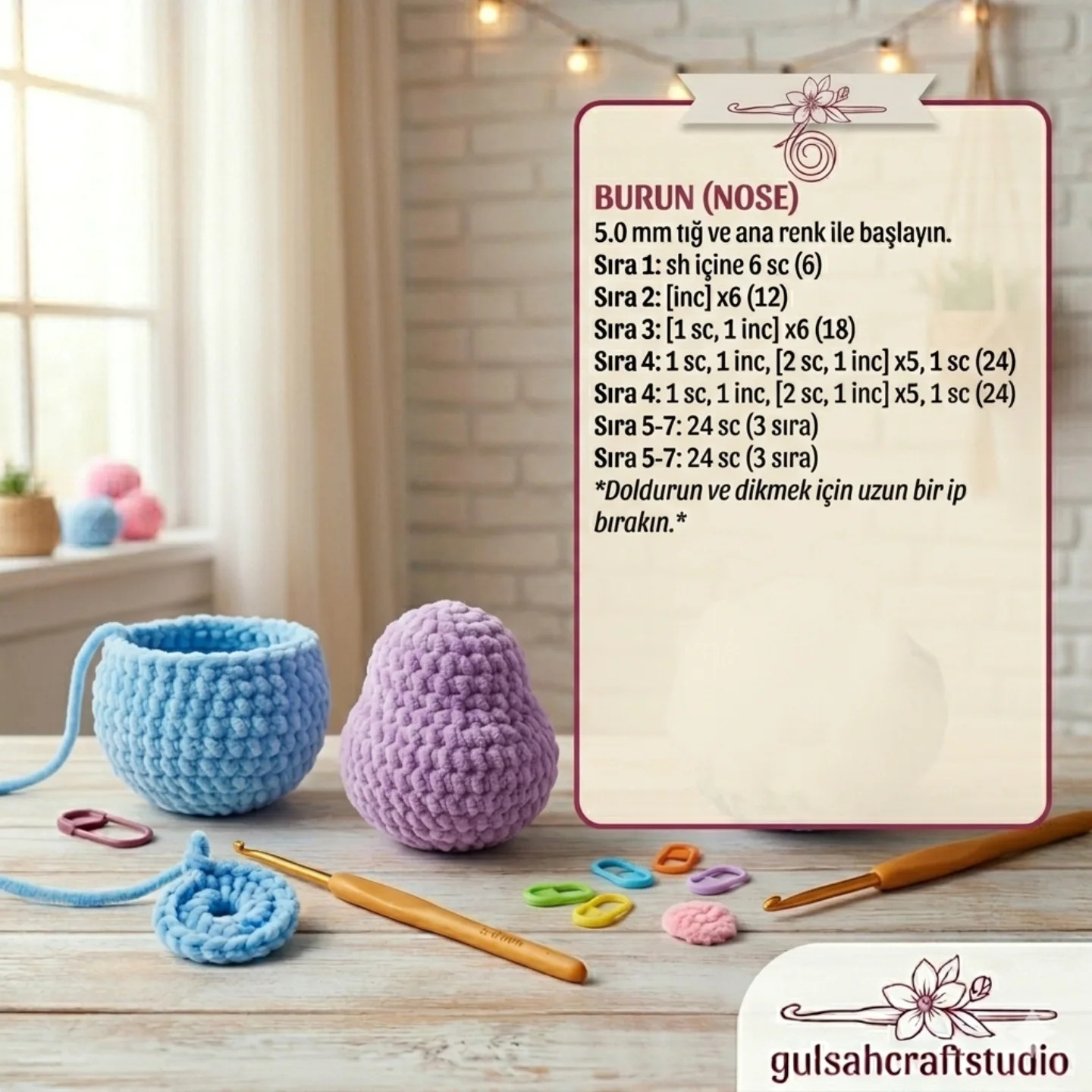 Dylan the Dino Amigurumi Pattern: Step-by-Step Guide to Crochet a Cute ...